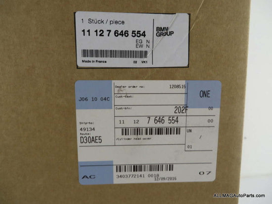 Mini Cooper Engine Valve Cover N12 N16 New OEM 07-16 11127646554 R5x ...