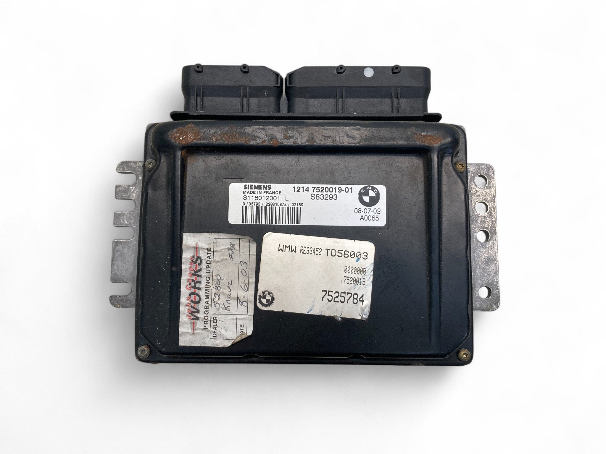 Mini Cooper Basic Control Unit DME w/ JCW Tune 12147520019 02-08 R50 R ...