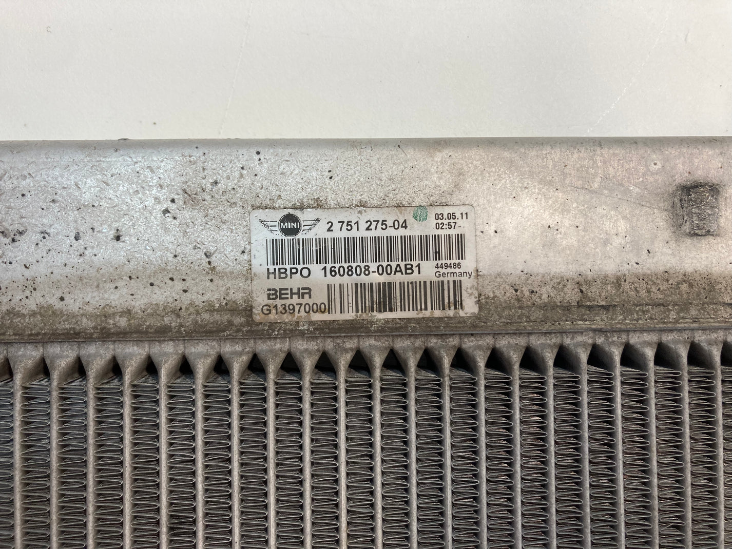 Mini Cooper S JCW Radiator Manual Trans OEM 17112751275 07-16 R5x R6x ...