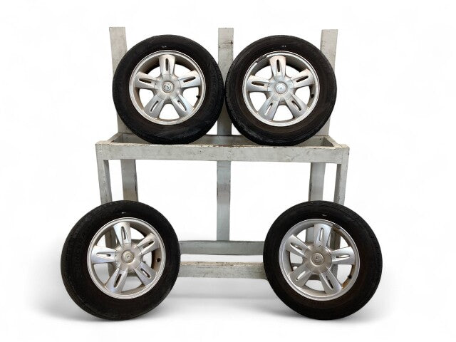 Mini Cooper 15" Silver 5-Star Rocket Spoke Wheel Set R93 36116763295 2 ...