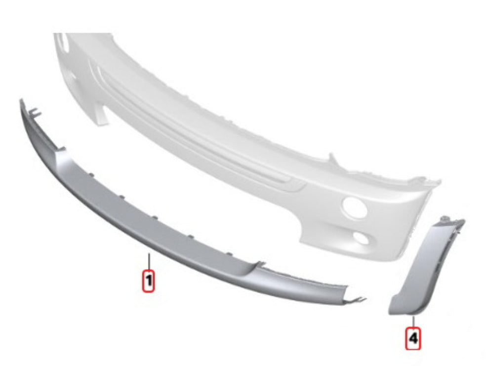 Mini Cooper S Front Bumper Spoiler Set NEW 02-08 R52 R53 – ALLMAG Auto ...