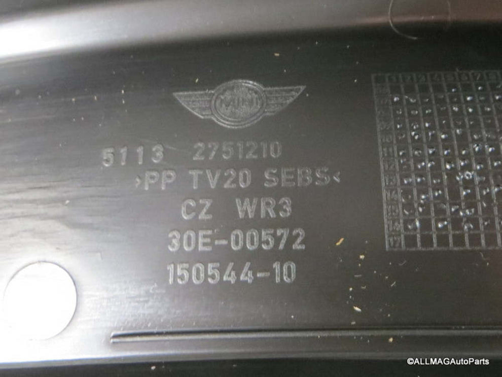 Mini Cooper Right Apron Cowl Cover Panel NEW 51132751210 07-15 R56 R55 ...