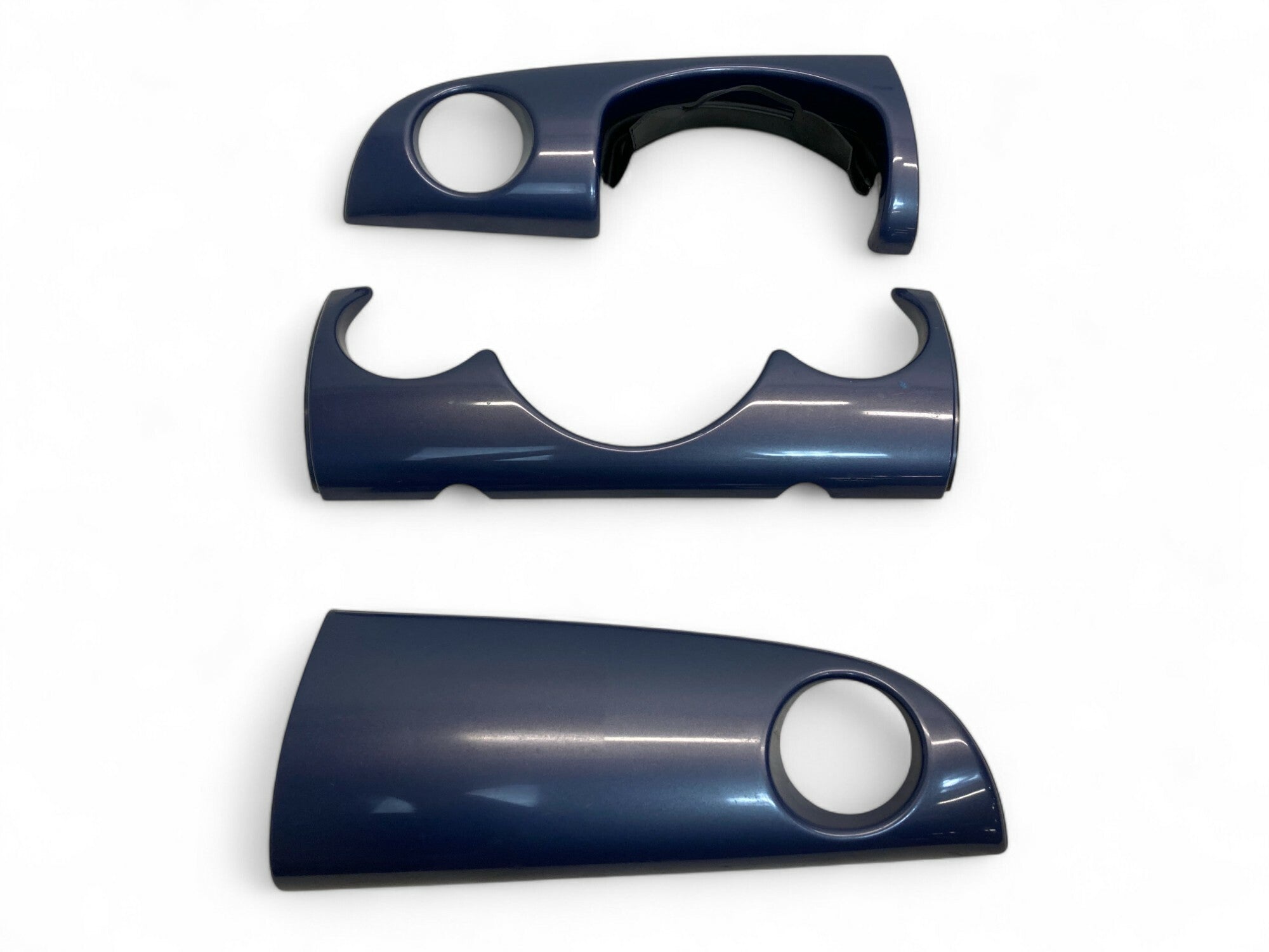 Mini Cooper 3-Piece Dash Trim Set Cool Blue Metallic 2005-2008 R50 R52 ...