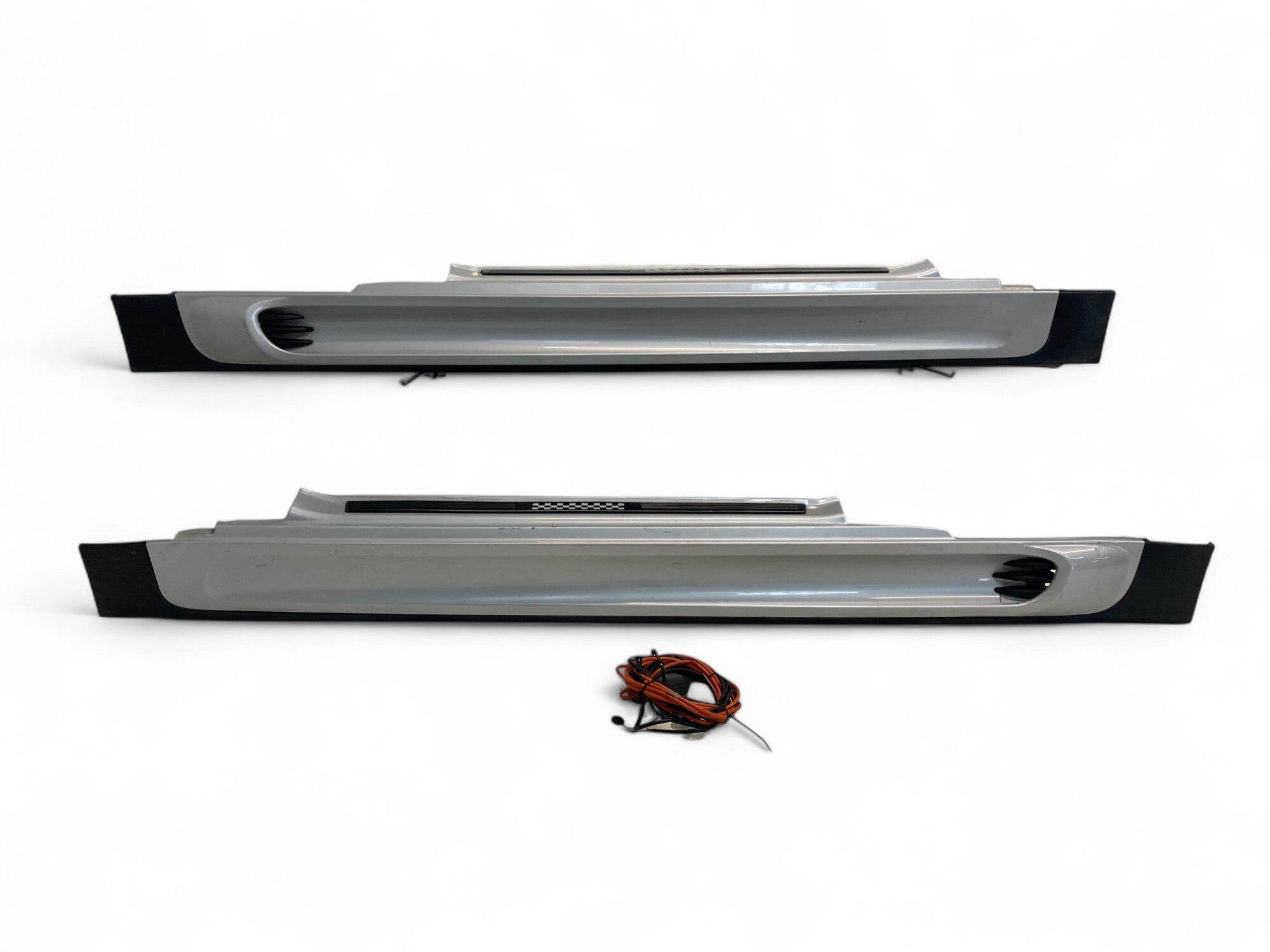 Mini Cooper JCW Aero Side Skirt Pair White Silver 2007-2015 R56 R57 R5 ...