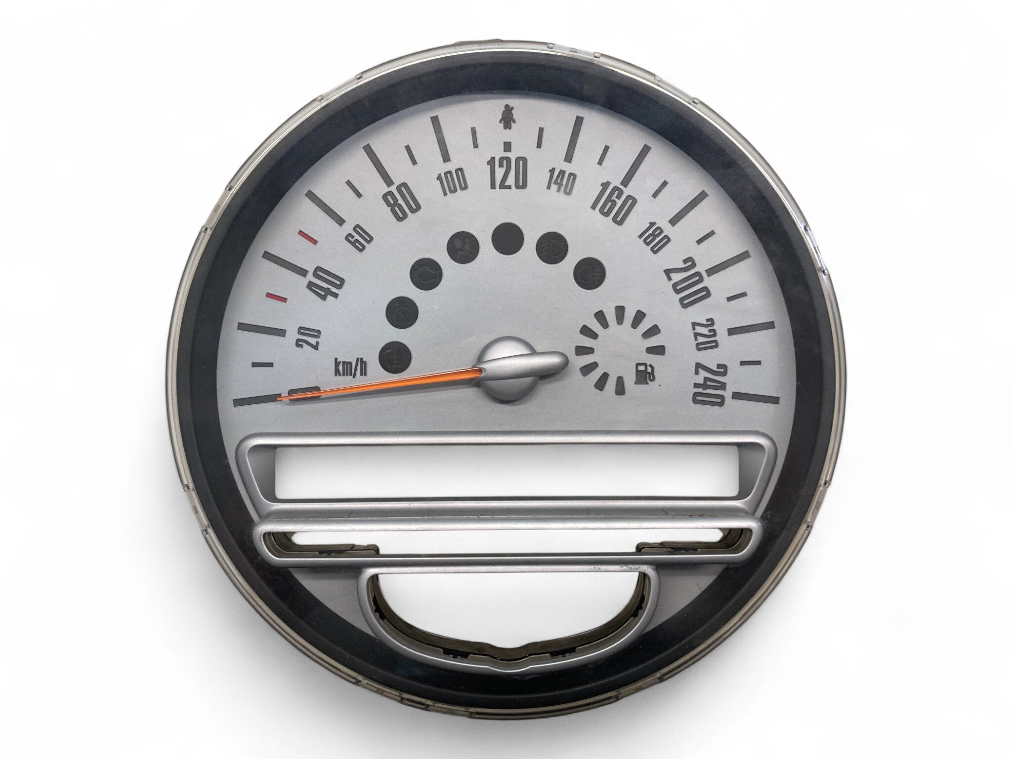 Mini Cooper Speedometer Silver Trim 240KM/H 62109136195 07-10 R55 R56 ...