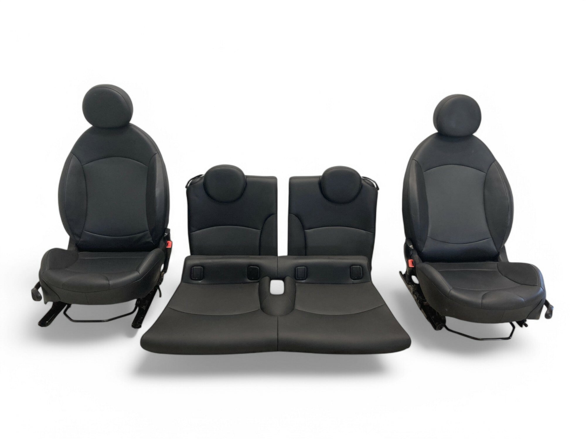 Mini Cooper Convertible Seats Black Leatherette Non-Heated K9E1 2009-2 ...